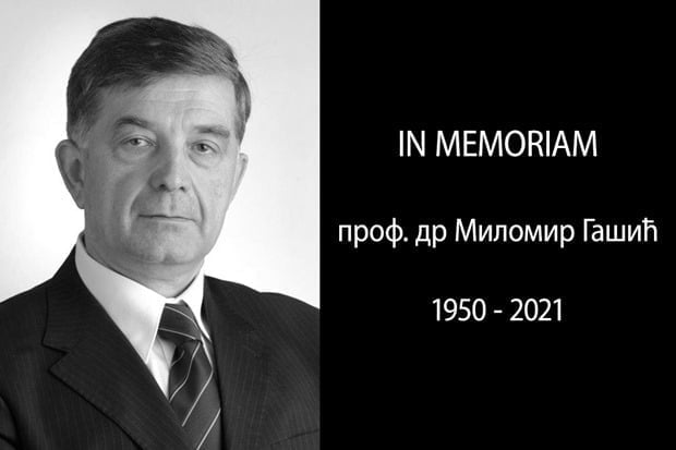 IN MEMORIAM – PROF. DR MILOMIR GAŠIĆ | Kraljevo Online